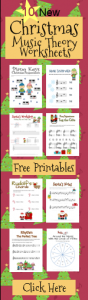 Christmas Music Theory Worksheets--10 Free Printables | My Fun Piano Studio