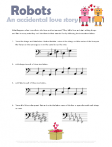 Free_Valentines_Music_Worksheet_Robots_Accidental_Love_Story | My Fun ...