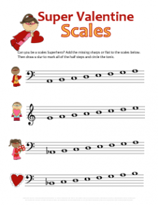 Super_Valentine_Scales_Music_Theory_Printable | My Fun Piano Studio
