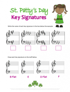 St_Pattys_Day_Key_Signature_Printable | My Fun Piano Studio