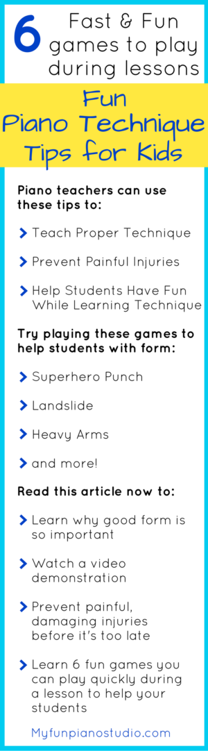 Piano Technique Tips For Kids - 5 Fun Activities